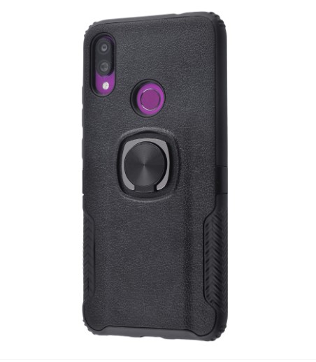 Leather Design Case With Ring (PC+TPU) Samsung Galaxy A20/A30 (A205F ...